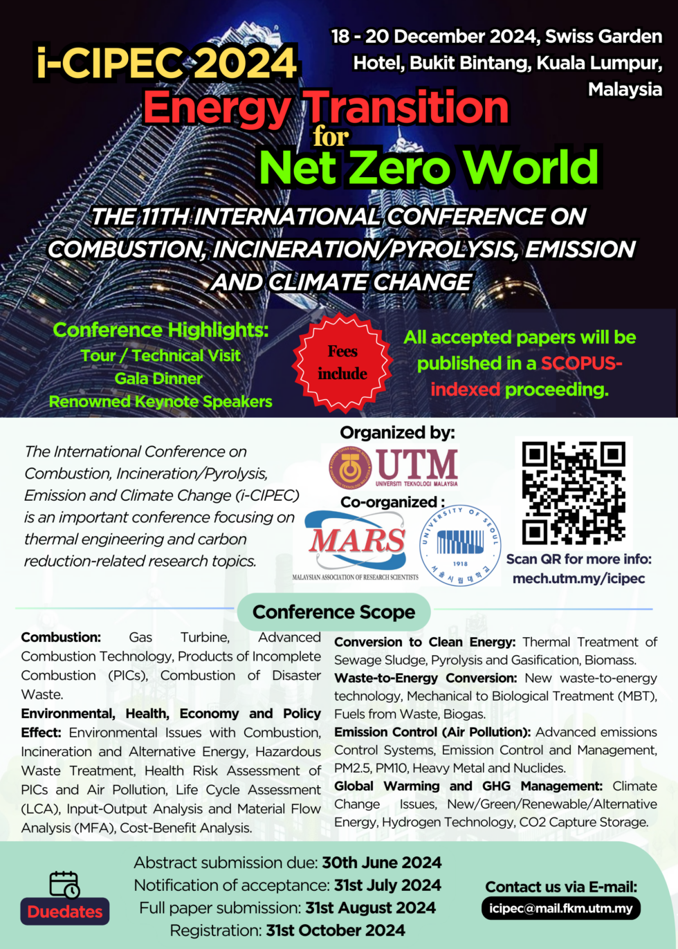 i-CIPEC 2024 | Faculty of Mechanical Engineering